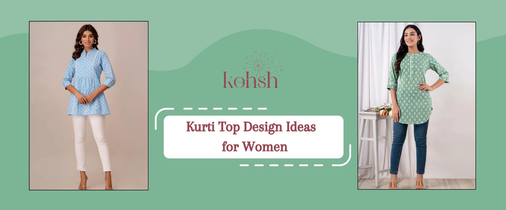 Kurti Top Design Ideas for Women | Kohsh